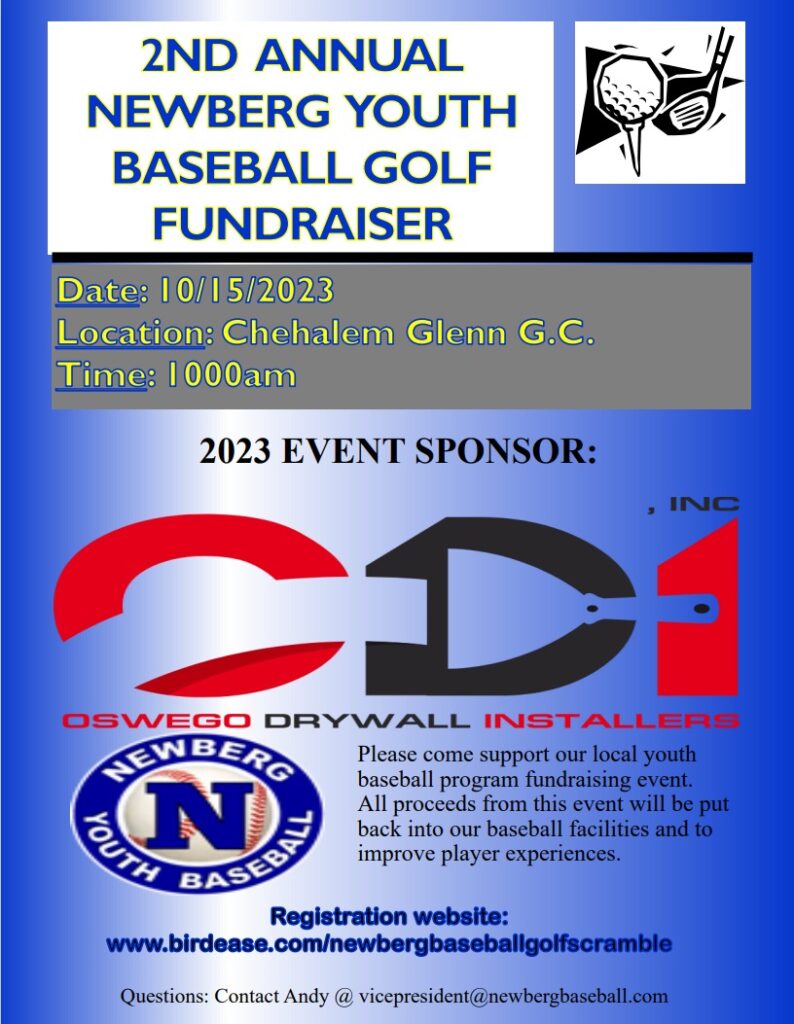 Newberg Baseball – Providing Community Baseball for Newberg, OR through ...
