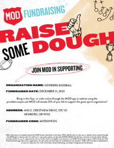 Newberg Baseball – Providing Community Baseball for Newberg, OR through ...