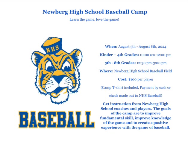 Newberg Baseball – Providing Community Baseball for Newberg, OR through ...
