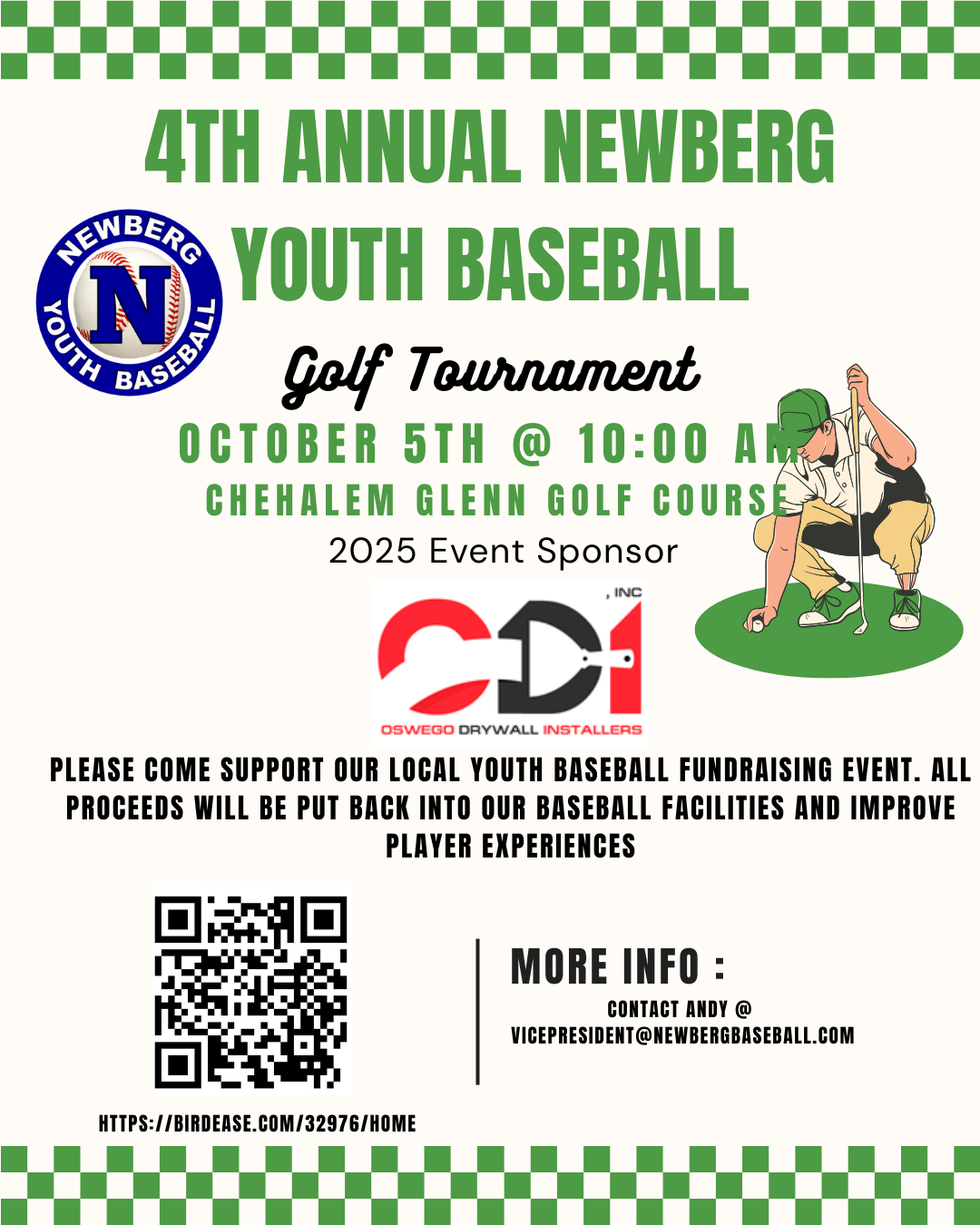 Newberg Baseball – Providing Community Baseball for Newberg, OR through ...